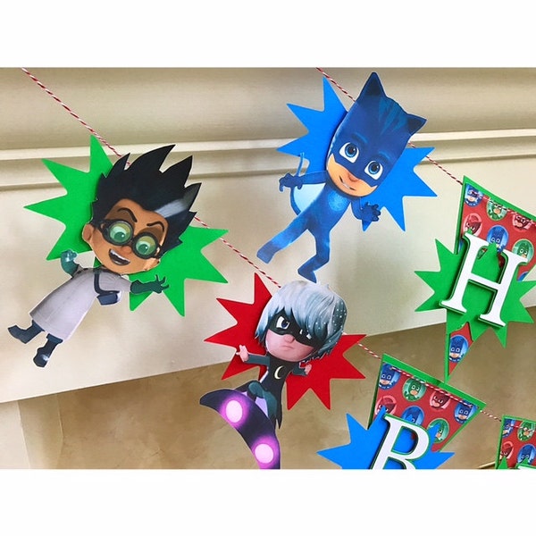 Pj Mask Decorations - Etsy
