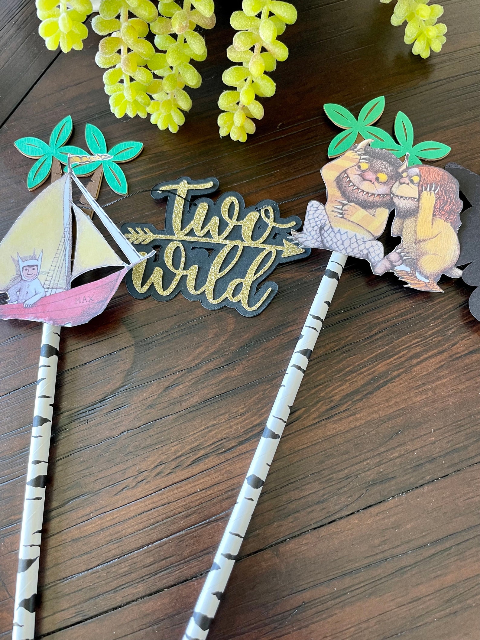 TWO WILD Cake Topper Where the Wild Things Are Cake Topper | Etsy