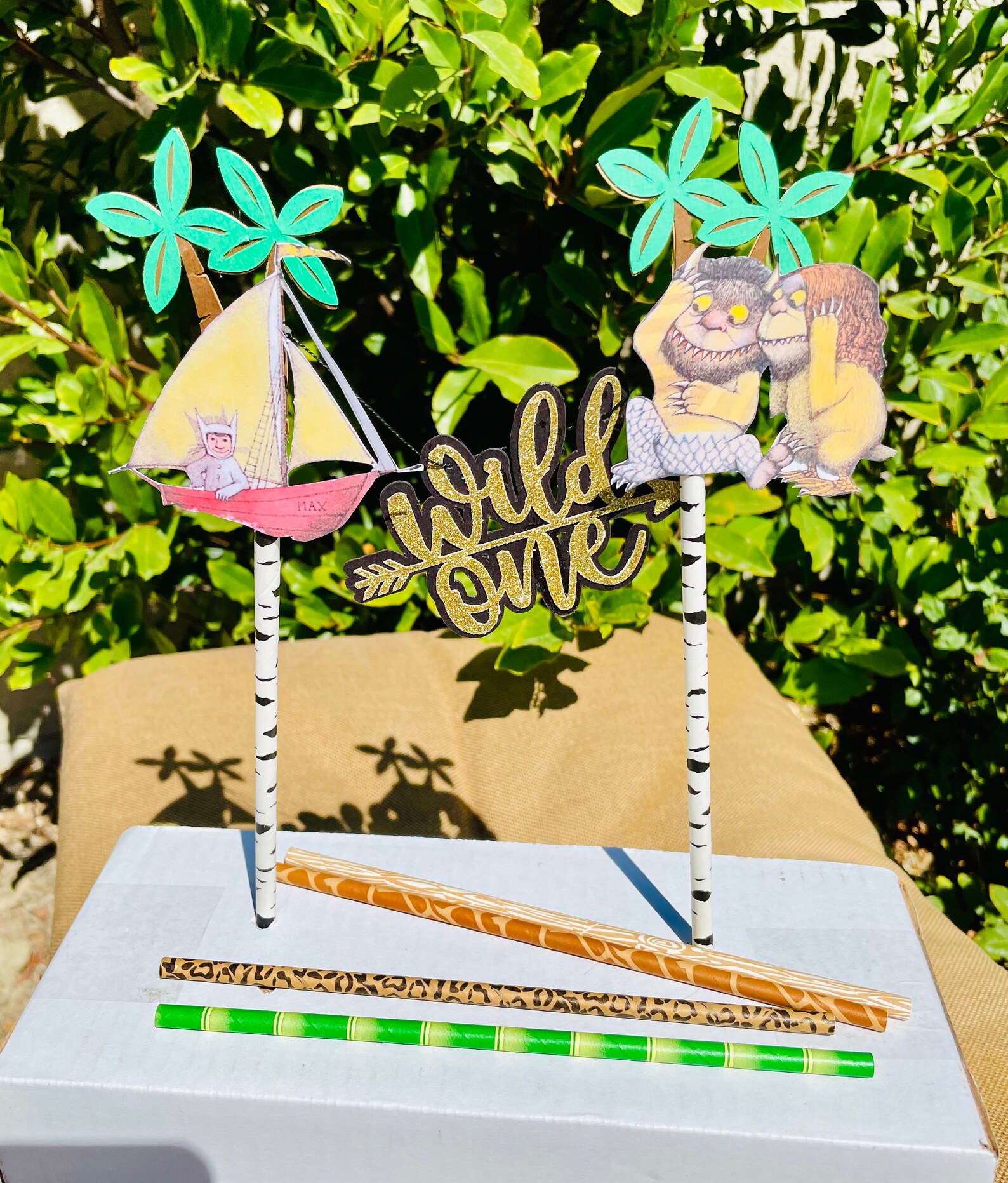 Where the Wild Things Are Cake Topper, Wild One Cake Topper , Wild One ...
