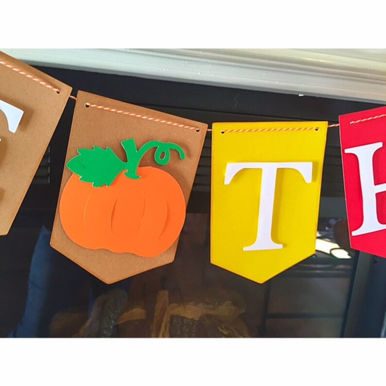 Thanksgiving Banner Give Thanks Banner Thanksgiving Decor - Etsy