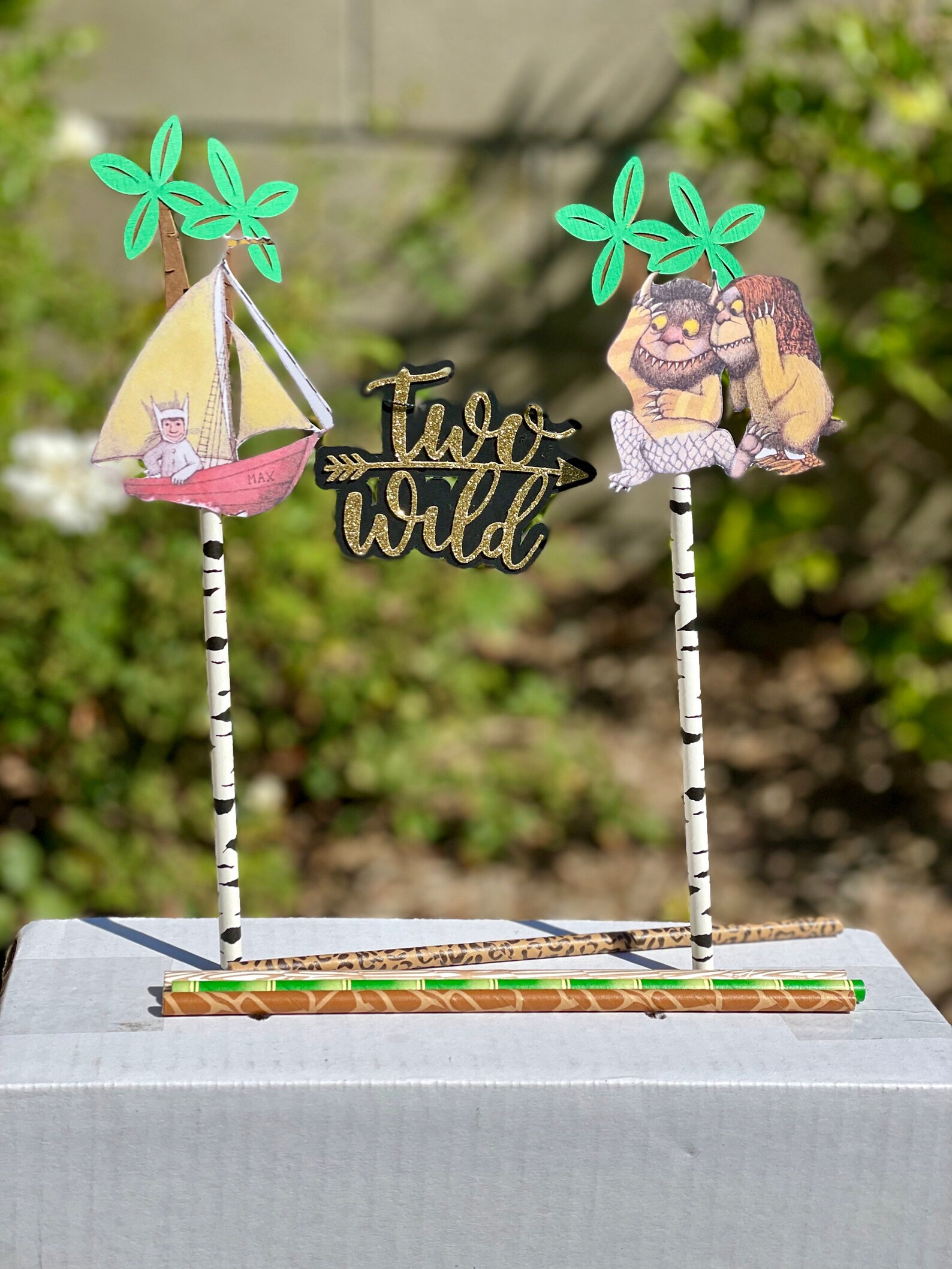 TWO WILD Cake Topper Where the Wild Things Are Cake Topper | Etsy