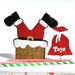 Santa Legs Cake, Santa Cake Topper Legs, Christmas Cake Topper, Holiday ...