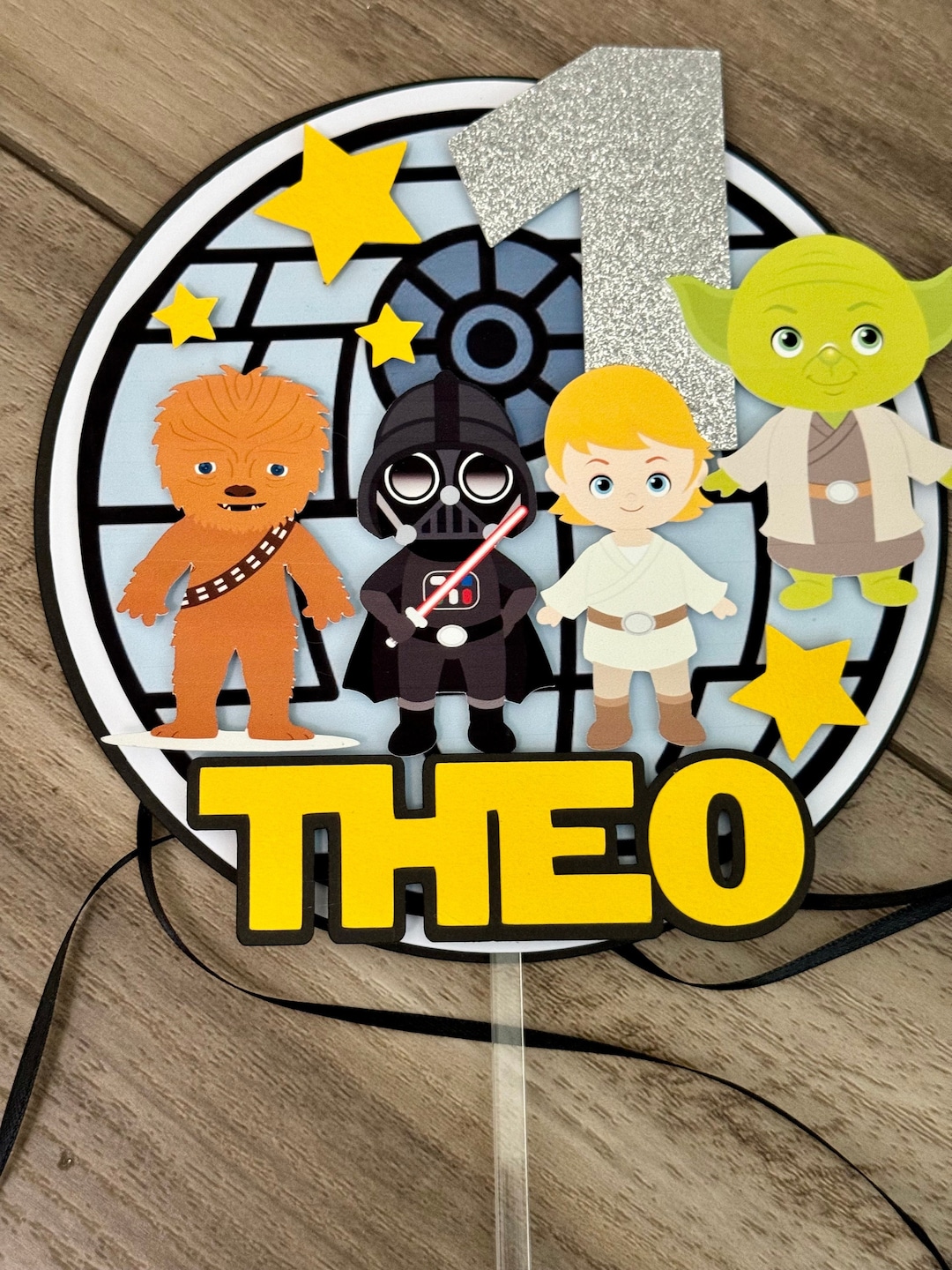 Star Wars Cake Topper, Star Wars Birthday, Star Wars Theme Party - Etsy