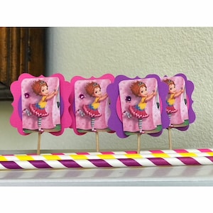 12 Fancy Nancy Cupcake Toppers, Fancy Nancy Birthday Toppers, Fancy ...