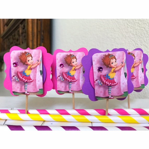 12 Fancy Nancy Cupcake Toppers Fancy Nancy Birthday Toppers | Etsy