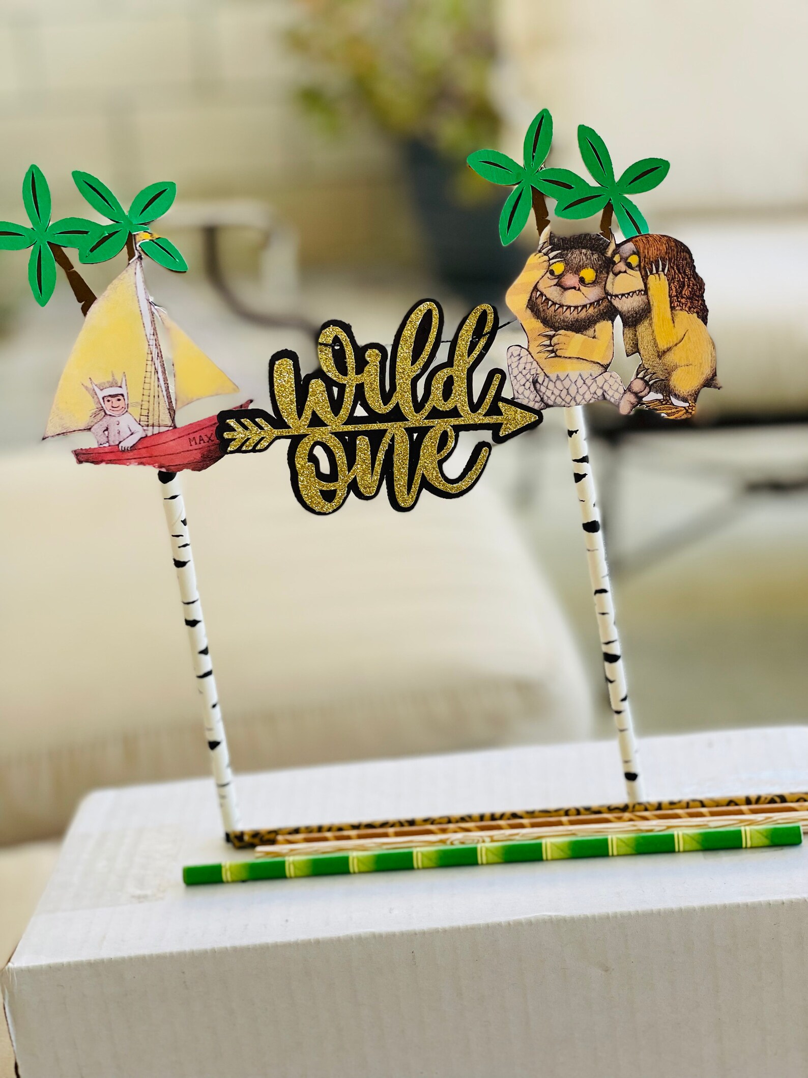 Where the Wild Things Are Cake Topper, Wild One Cake Topper , Wild One ...