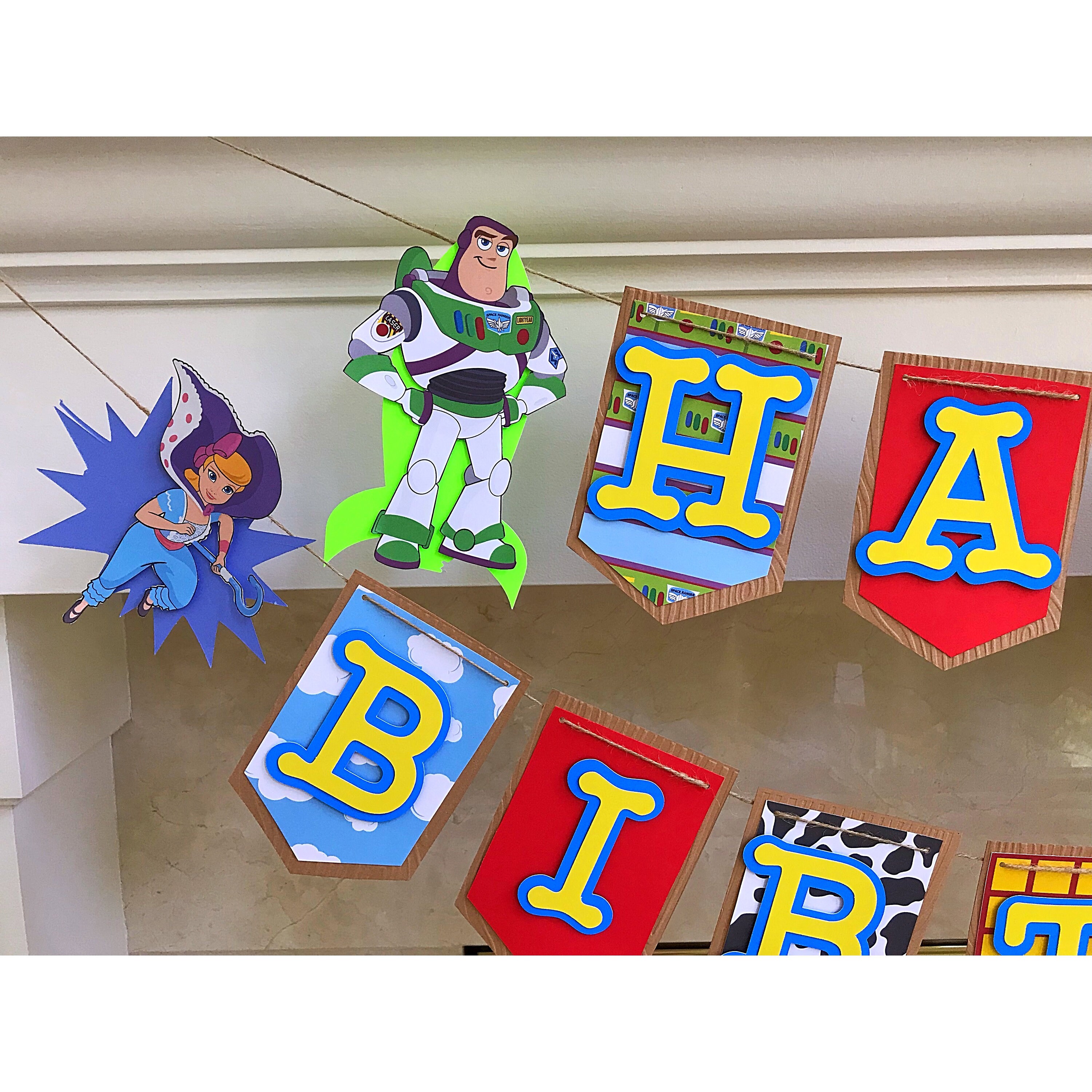 Toy Story 4 Birthday Banner. Forky Birthday, Toy Story Themed Party ...