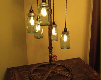 Ball Jar Lamp - Etsy
