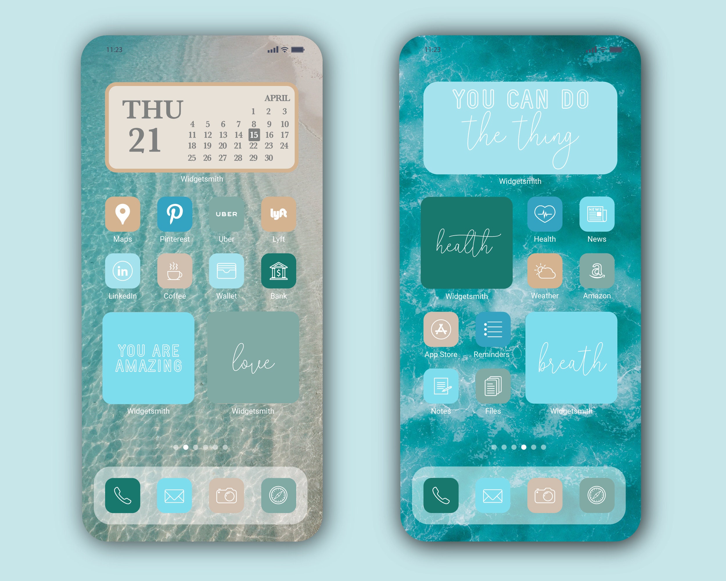 Sand and Sea Aesthetic Summer App Icons Ocean Summer Theme | Etsy