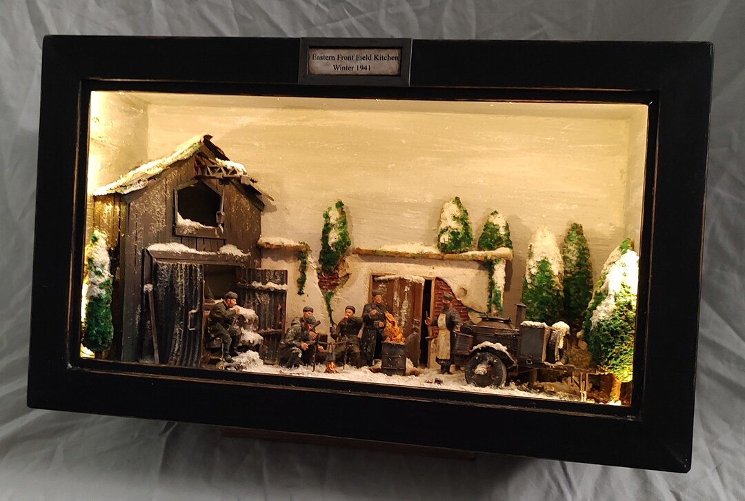Eastern Front Field Kitchen 1:35 Scale Boxframe Diorama. - Etsy