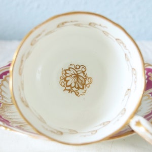 Rare Antique Chocolate Cup and Saucer by Thomas Grainger, Hand Painted ...