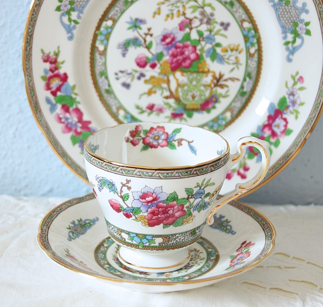 Vintage Paragon Bone China Breakfast Set With Coffee Cup and Saucer ...