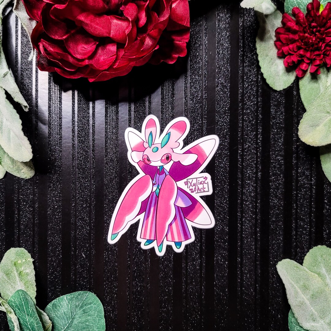 Lurantis Pokemon Sticker & Pokemon Go Premium Glossy or Matte Vinyl ...