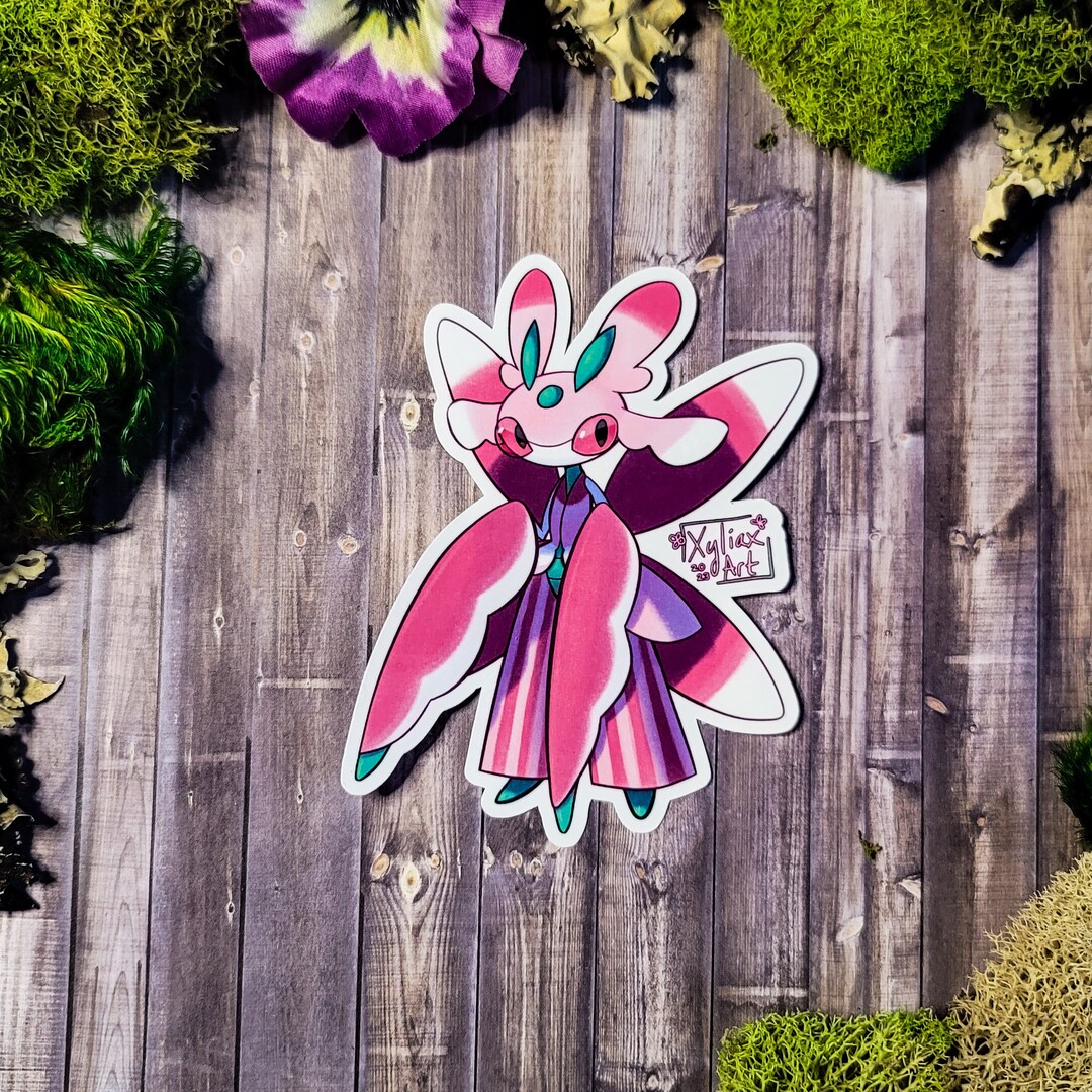 Lurantis Magnet Pokemon & Pokemon Go Gen 7 Sun and Moon - Etsy