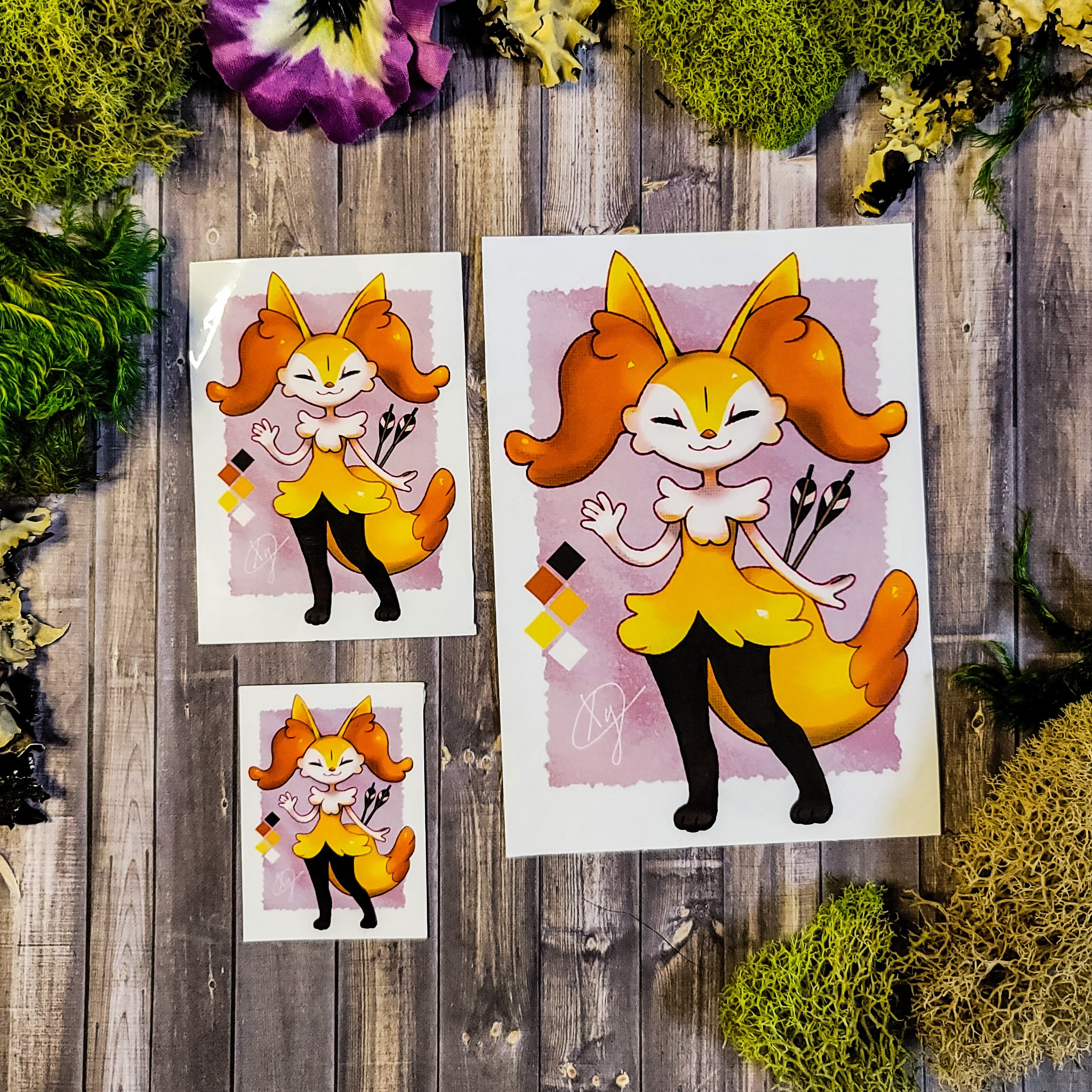 Braixen Pokemon and Pokemon Go Sticker Gen 6 Kalos Region - Etsy