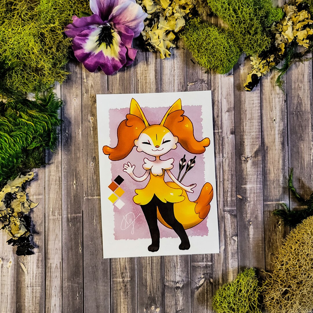 Braixen Pokemon and Pokemon Go Sticker Gen 6 Kalos Region - Etsy