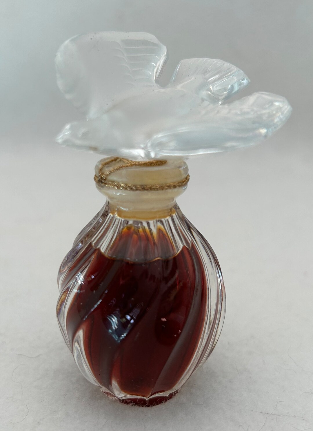 Vintage Lalique Glass Dove Nina Ricci L'air Du Temps Perfume Bottle - Etsy