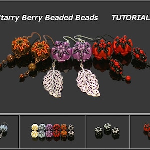 Starry Berry Beaded Beads - Earrings, Bracelet, Necklace - PDF Beading ...