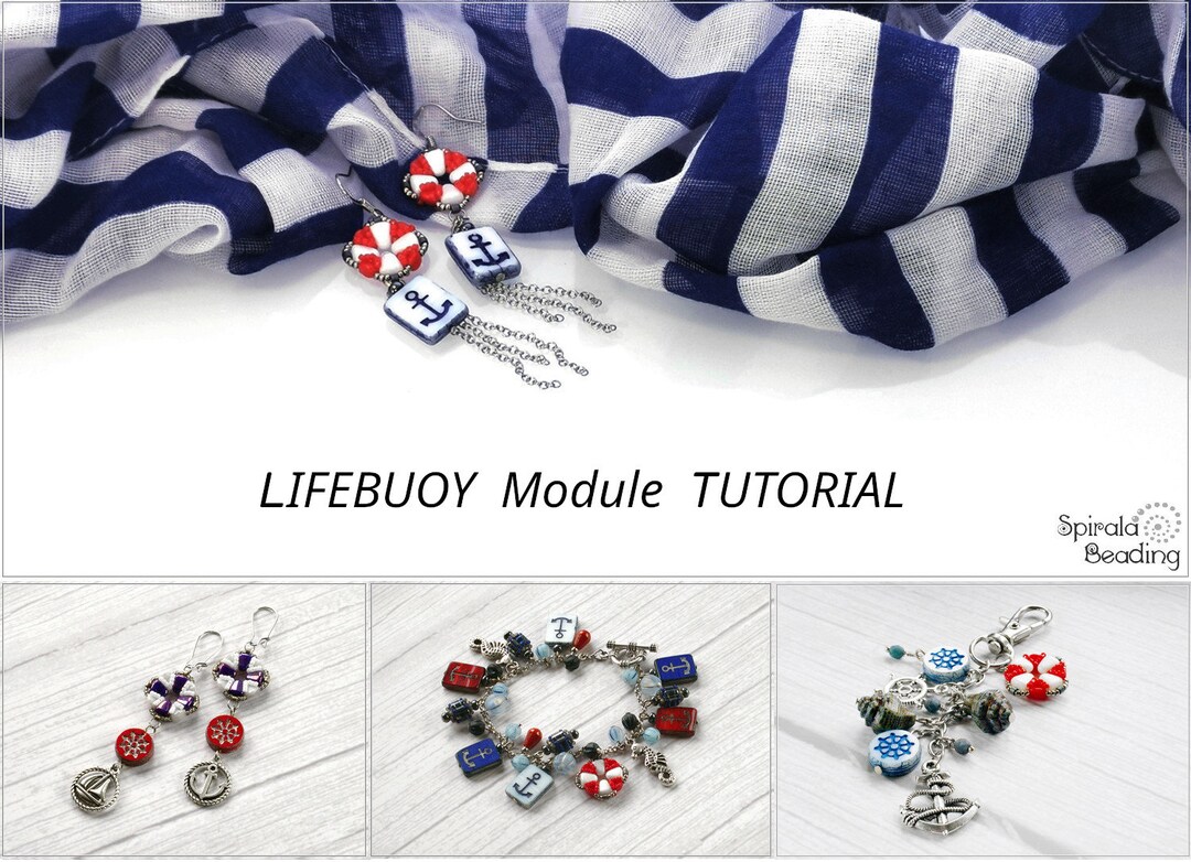 Lifebuoy Module Tutorial - PDF Digital Beading Pattern - Etsy