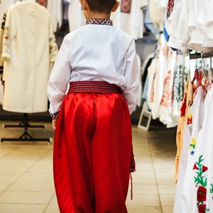 Traditional Embroidered Ukrainian Costume (shirt+belt), Vishyvanka for ...