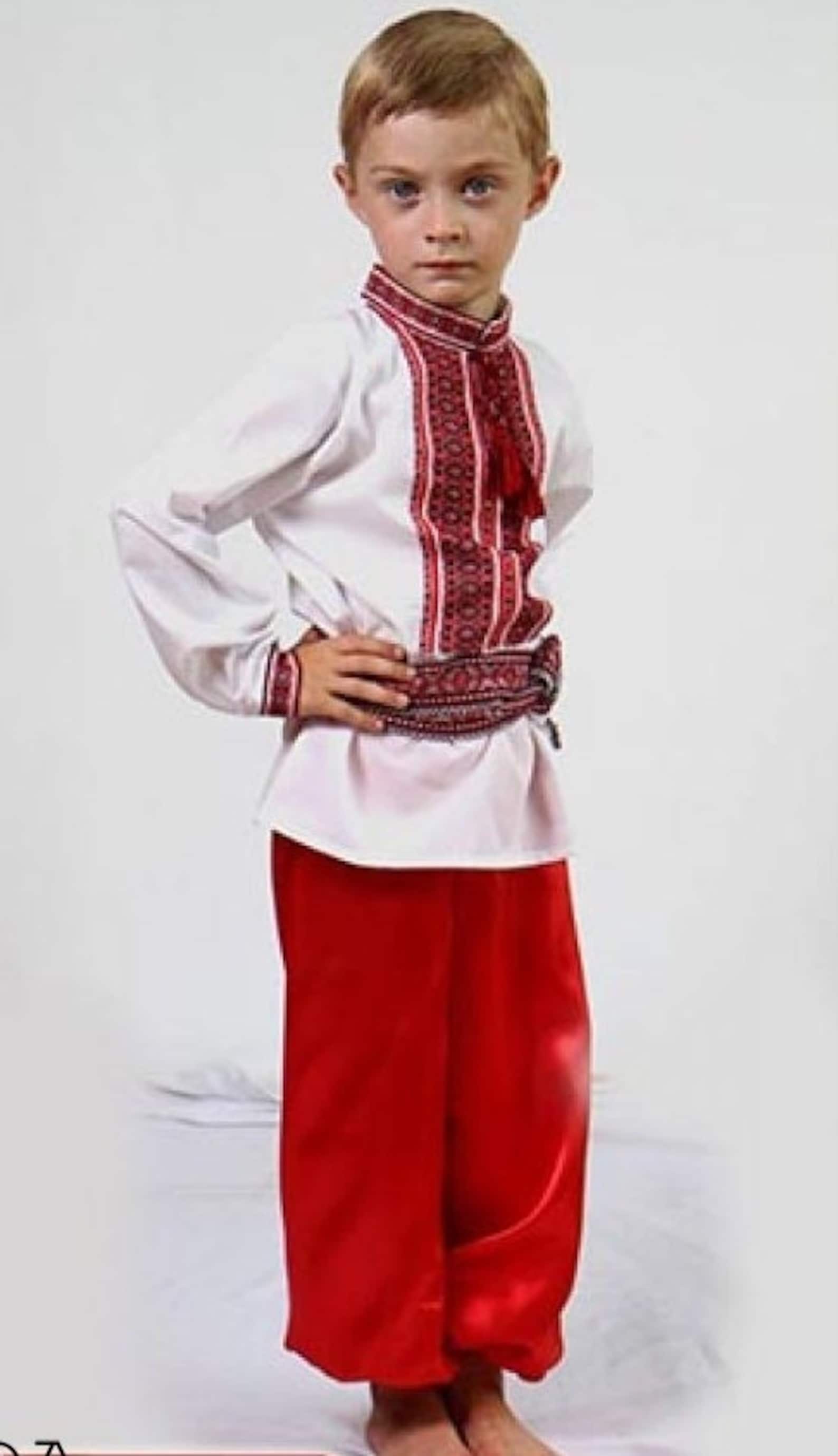 Ukrainian Traditional Trousers sharovary for Boys and Men: | Etsy