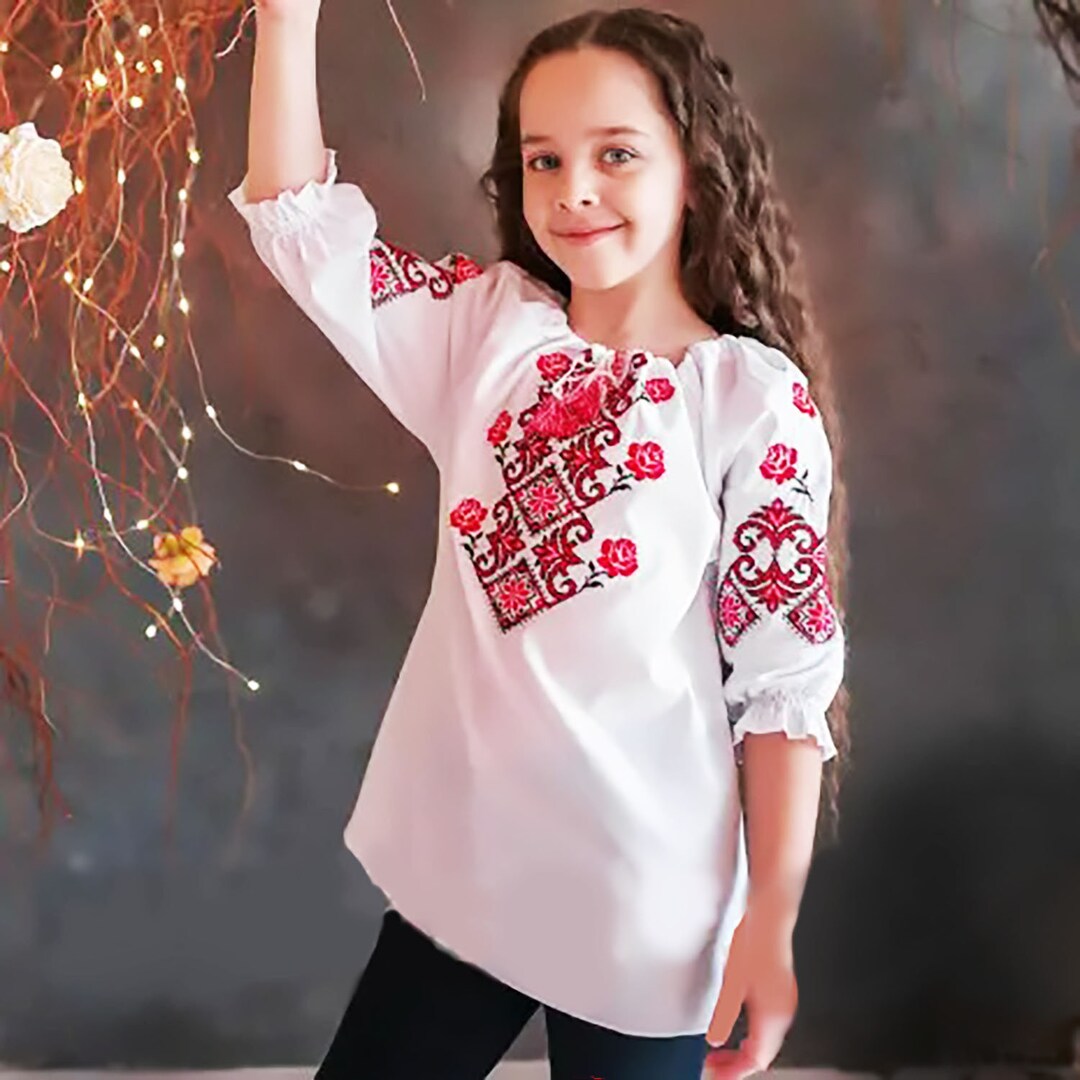 Festive Vyshyvanka for a Girl " Marichka" ( МАРІЧКА) With Beautiful ...