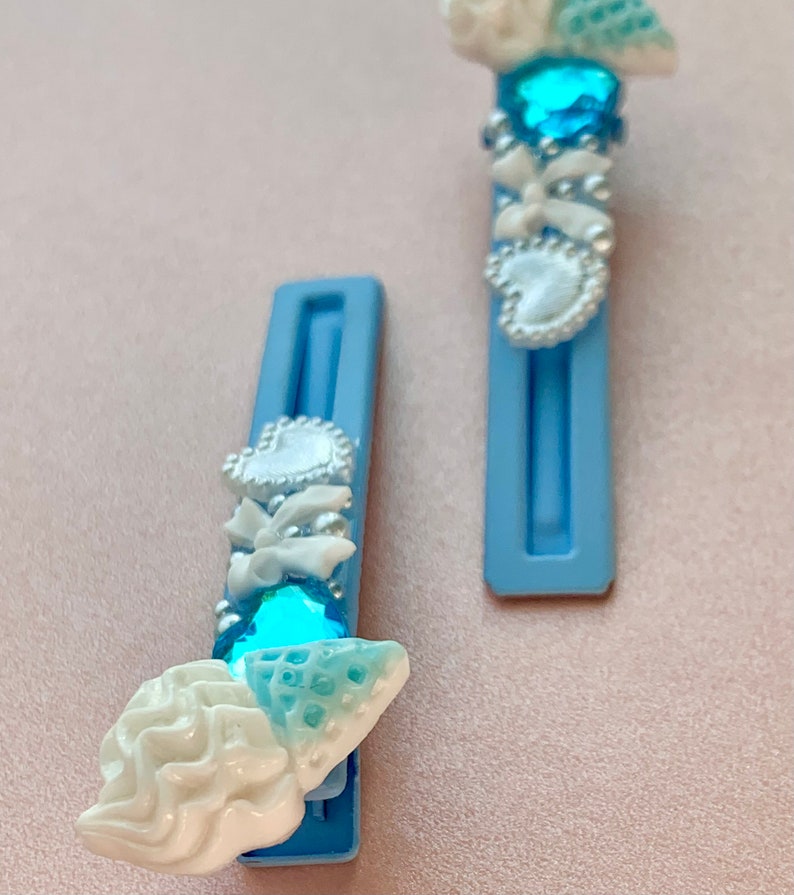 Ice Cream Dreams Clips Handmade Resin Plastic Food Pastel Clamp ...