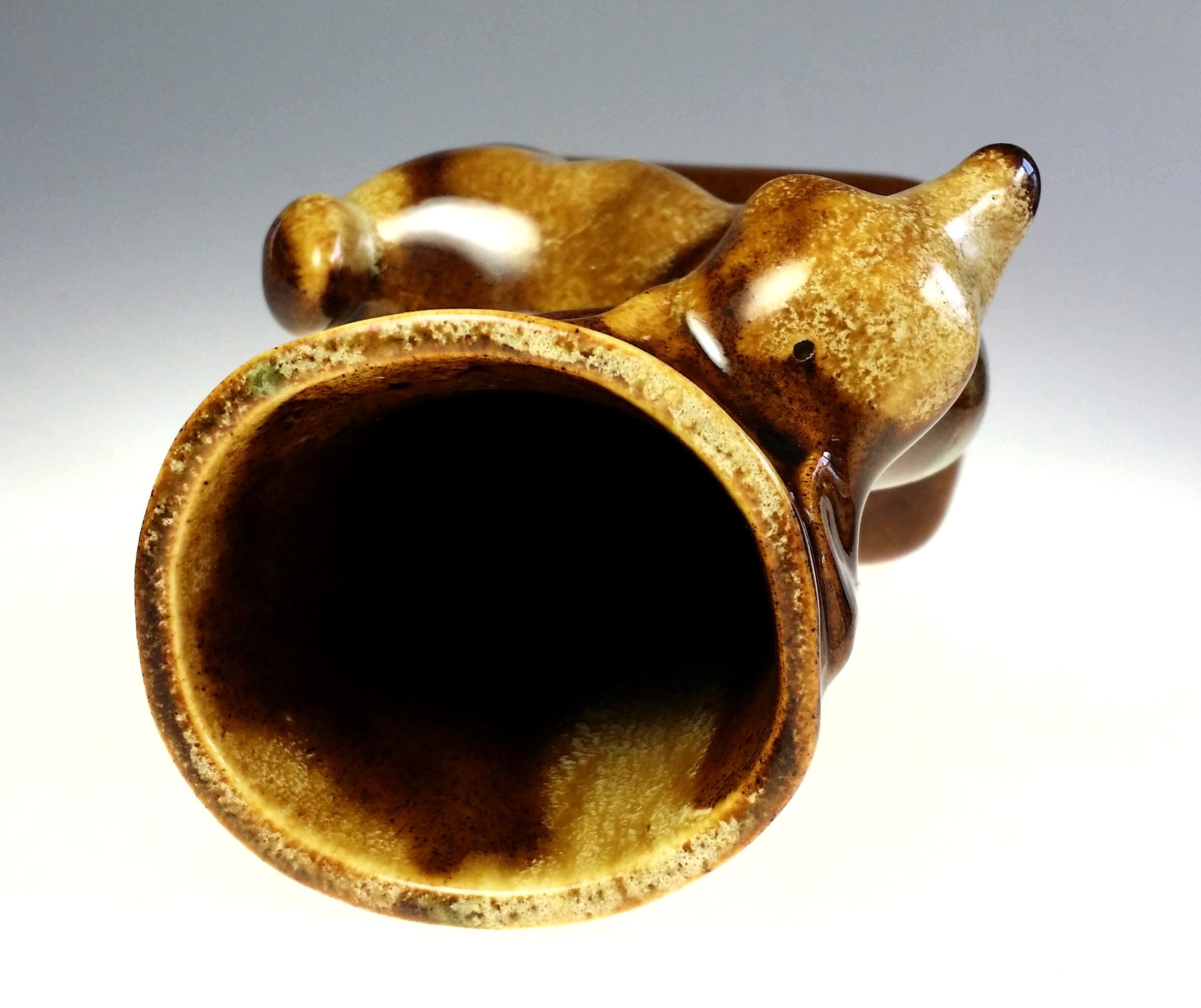 Dryden Art Pottery Deer Vase Ceramic Signed Hot Springs AR - Etsy