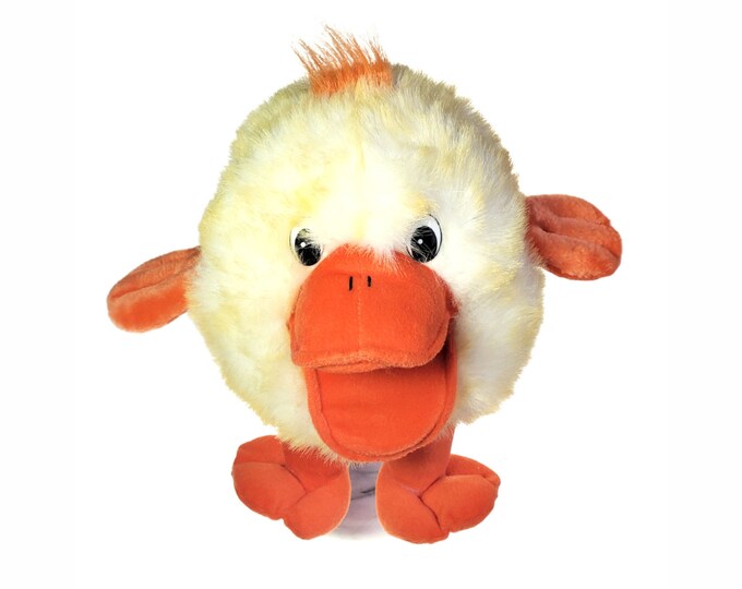 Ducksongs Musical Quacking Hand Puppet Duck Plush 3 Nursery Rhyme ...