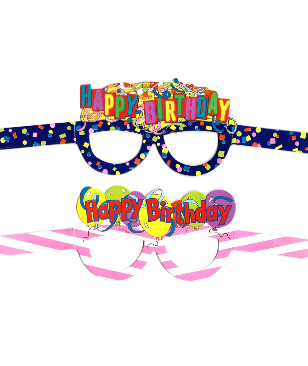 Silly Glasses Birthday Party Favors Pack Of 6 Vintage Etsy