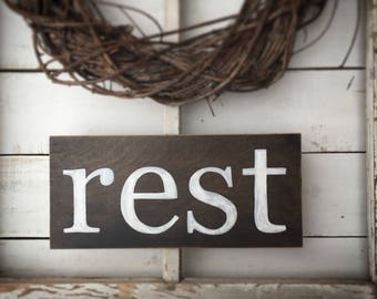 Hand painted wooden signs with farmhouse vintage by WoodfairySigns