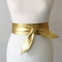 Lux Braided Sash, Chunky Gold Braid Sash - Etsy