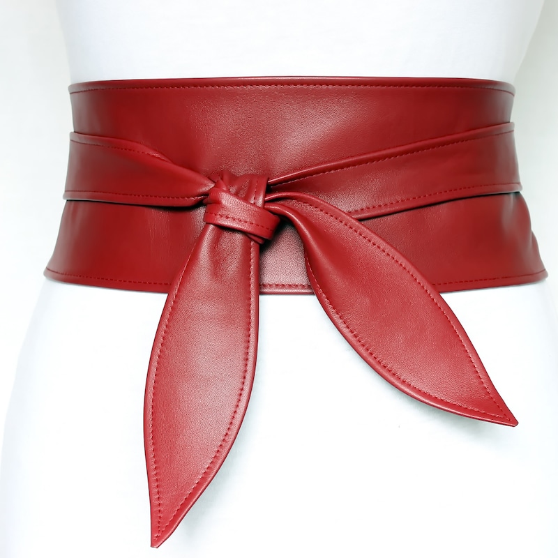 Dark Red Leather - Etsy