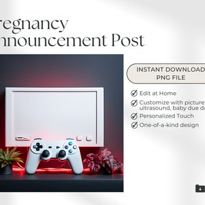Funny Video Gamer Baby Pregnancy Announcement, Social Media Reveal ...
