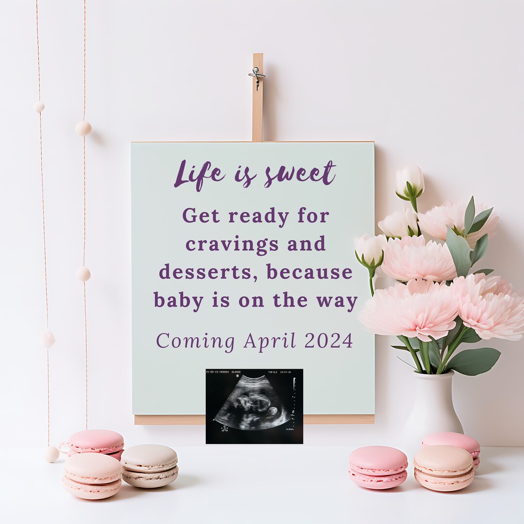 Gender Reveal Macaron Boho Baby Shower, Macaron Pregnancy Announcement ...