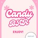 Disco Groovy Candy Bar 8x10 Printable Sign Retro Themed Birthday Party ...
