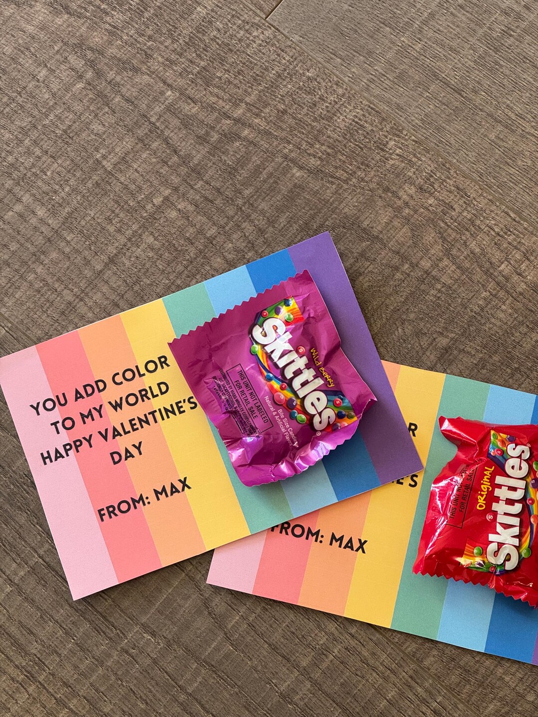 Printable Rainbow Magical Unicorn Valentine Day Card for Kids School ...