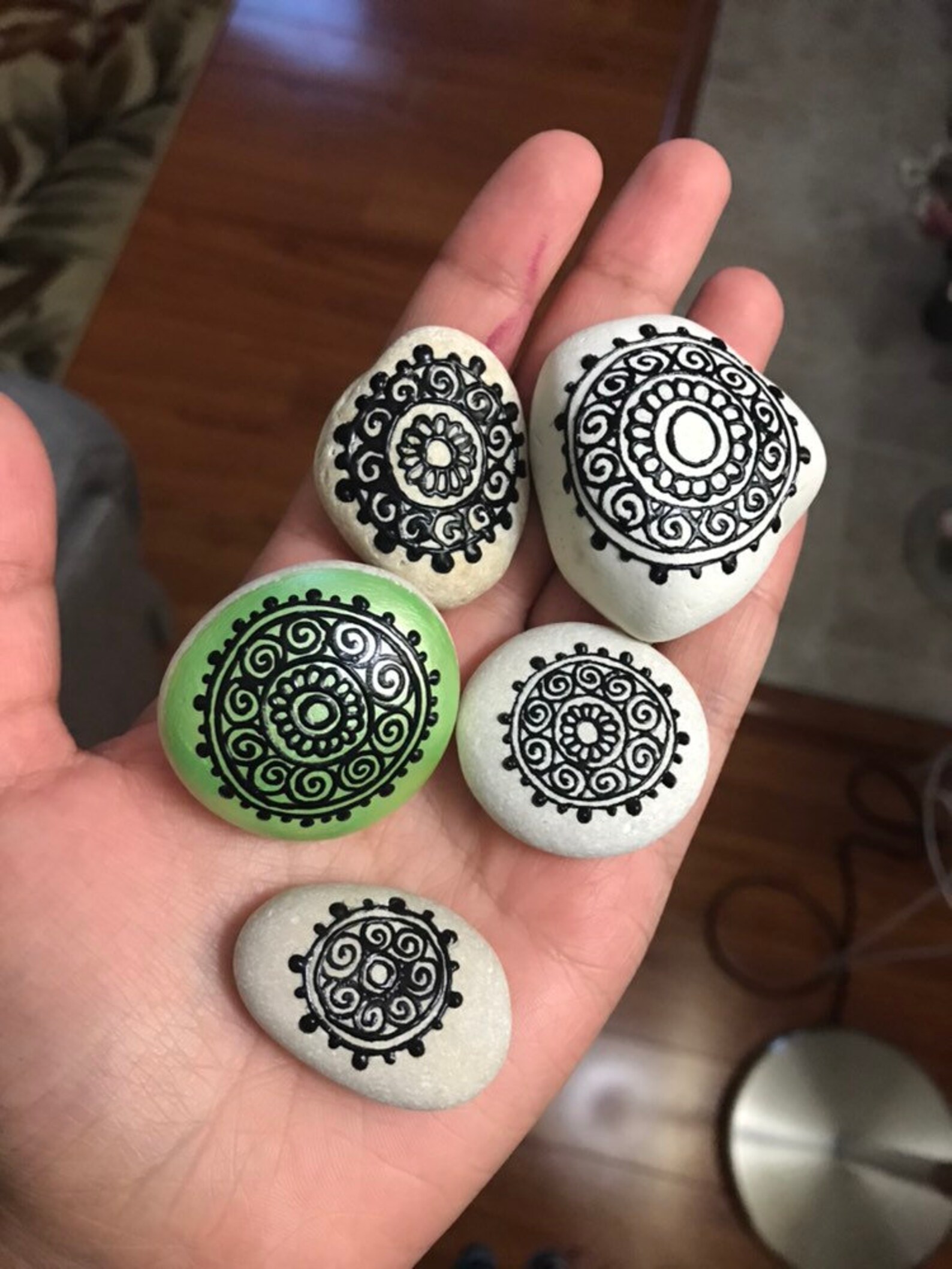 Premade Meditation Stones Set 1 2inch Waterfall Wish - Etsy
