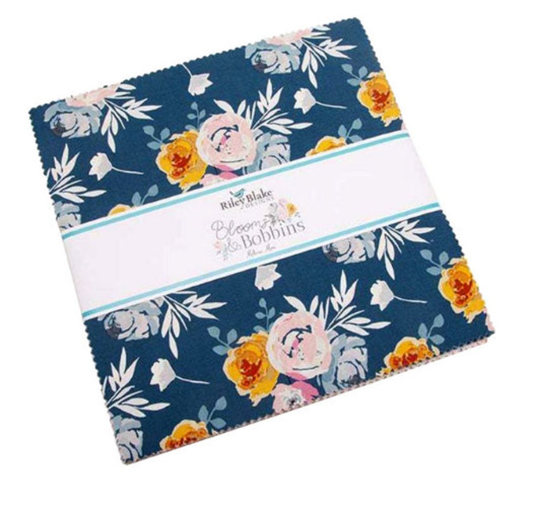 Blooms & Bobbins - 10 Inch Stacker - Designer Melissa Mora for Riley ...