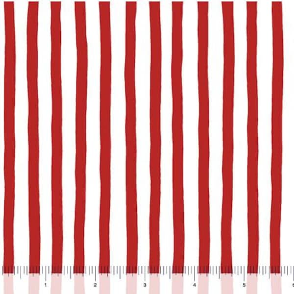 Red Striped Fabric - Etsy