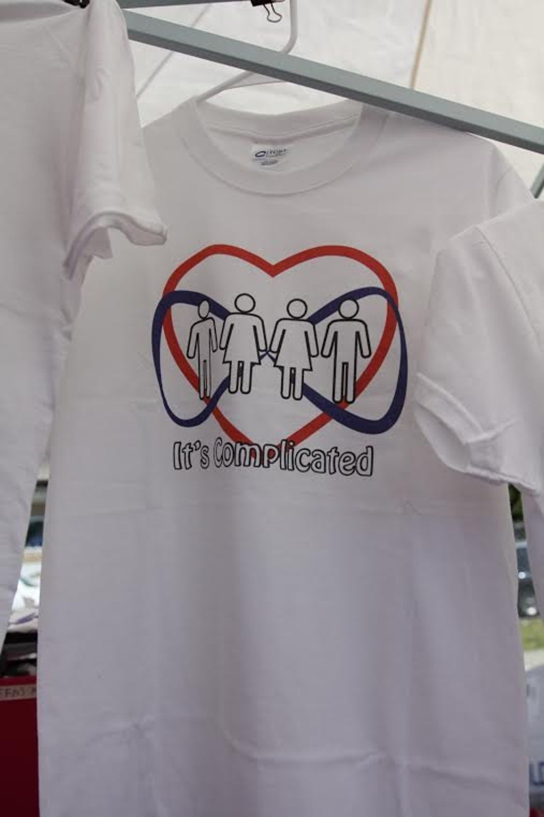 It's Complicated T-shirt - Polyamory Pride Awareness Tshirt - Funny ...