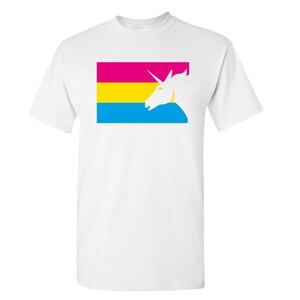 Pansexual Pride Flag T-shirt Men Women Gay Pride Awareness Tshirt Pan ...