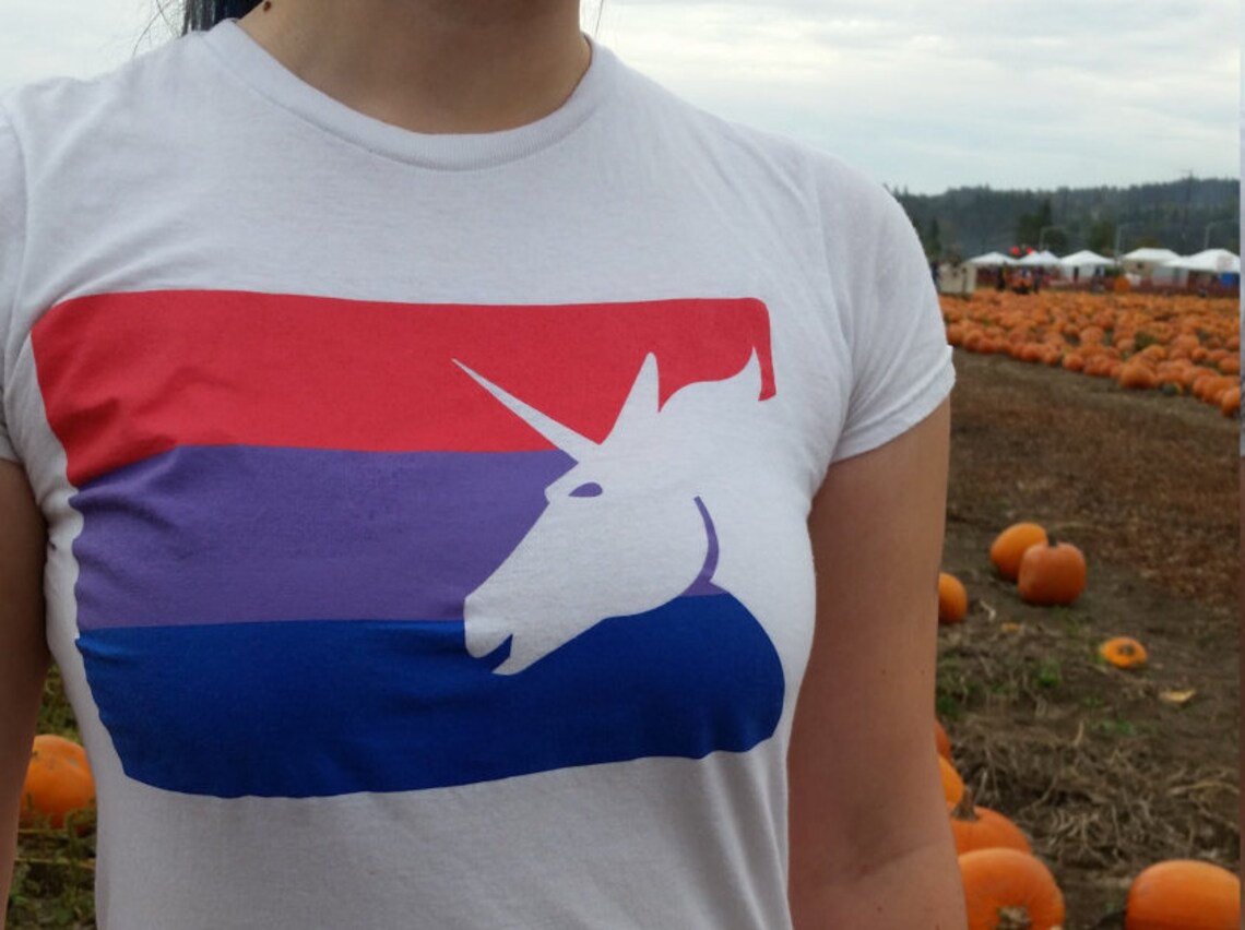 Bisexual Pride Flag T-shirt Men Women Gay Pride Awareness - Etsy