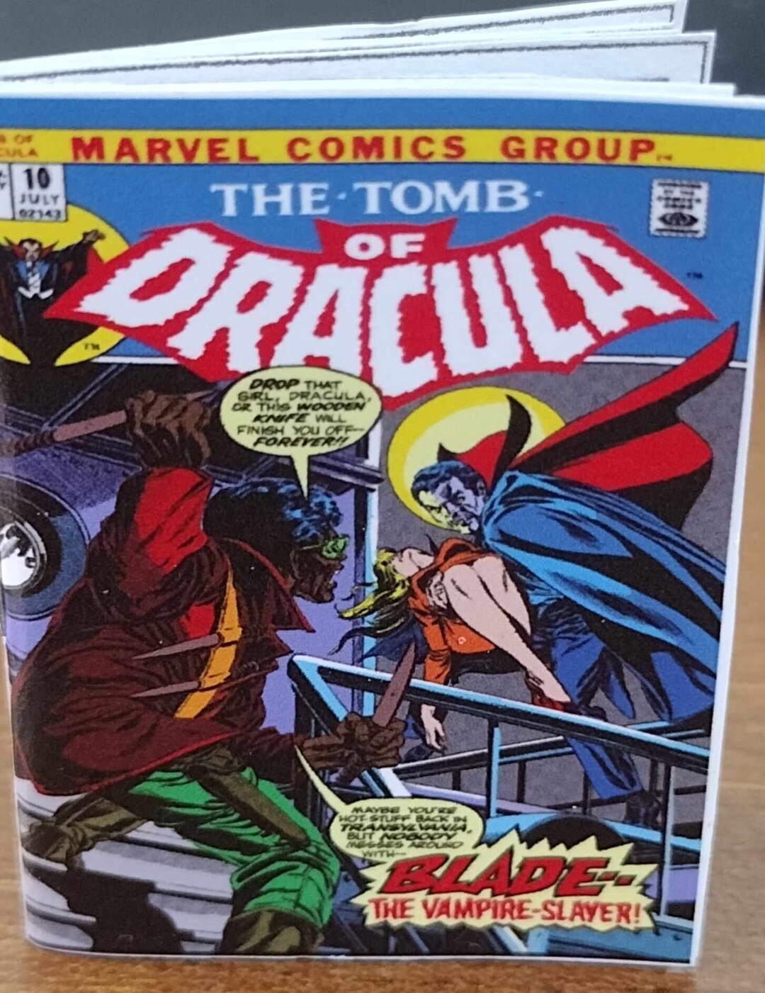 Miniature Comic 'TOMB of DRACULA ' Miniature Diorama 1/6 Scale Opening ...