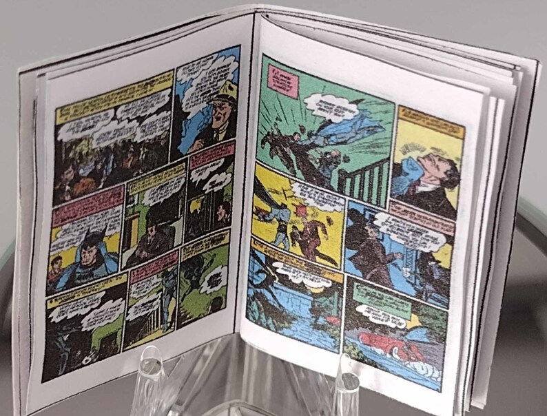 Miniature 1940 GOLDEN Age Comic 'BATMAN #1' 1/12 & 1/6 Playscale ...