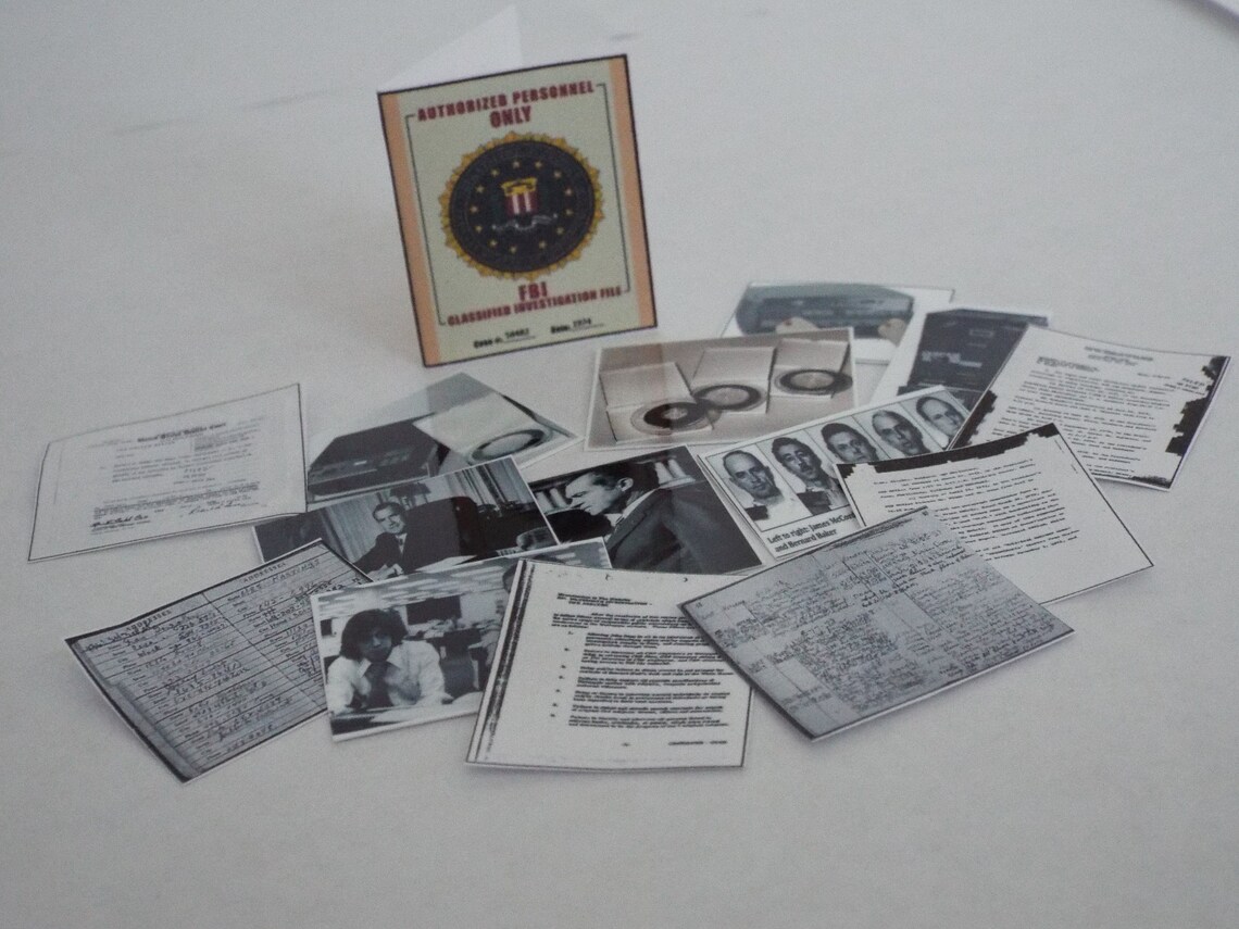 Miniature - FBI WATERGATE TAPES Conspiracy 'top Secret' File ...