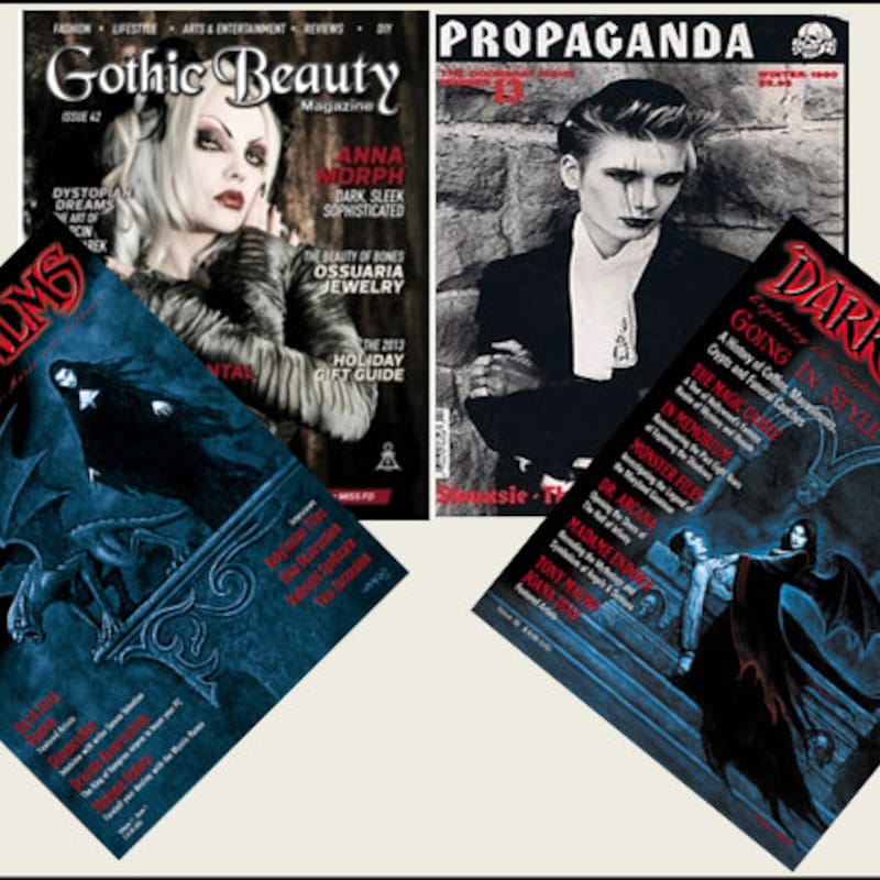 Goth Fashion Magazine - Etsy