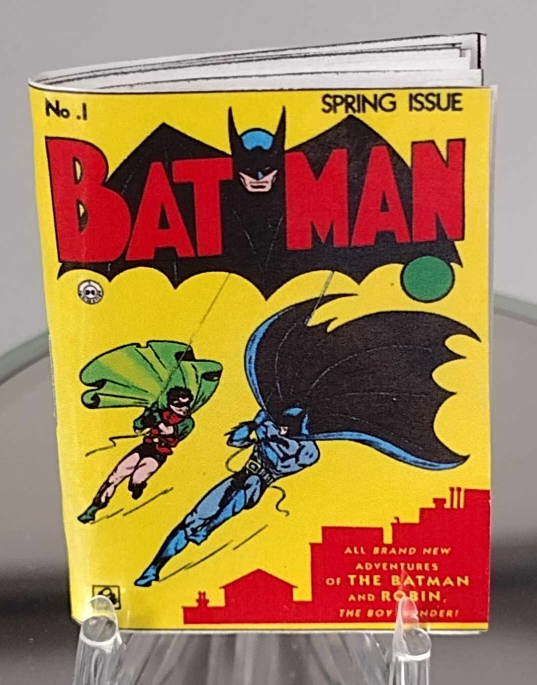 Miniature 1940 GOLDEN Age Comic 'BATMAN #1' 1/12 & 1/6 Playscale ...