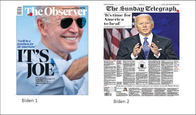 Mini President Election NEWSPAPERS Presidents Biden Trump - Etsy