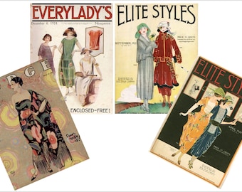 4 Miniature Vintage 1950'S 'FASHION' Magazines | Etsy